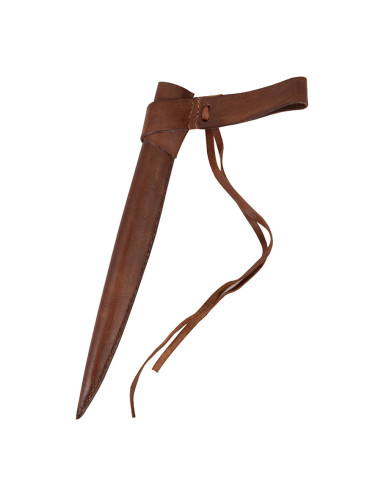 Daga Rondel s. XV con vaina de cuero ⚔️ Tienda-Medieval
