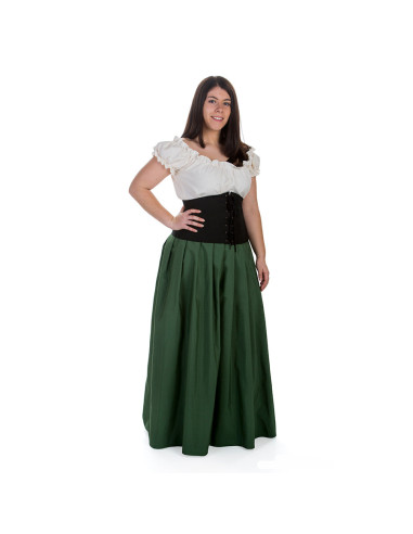 Corsé medieval alto en color negro ⚔️ Tienda-Medieval