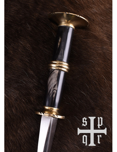 Daga larga alemana tipo Rondel con vaina, s. XV ⚔️ Tienda Medieval