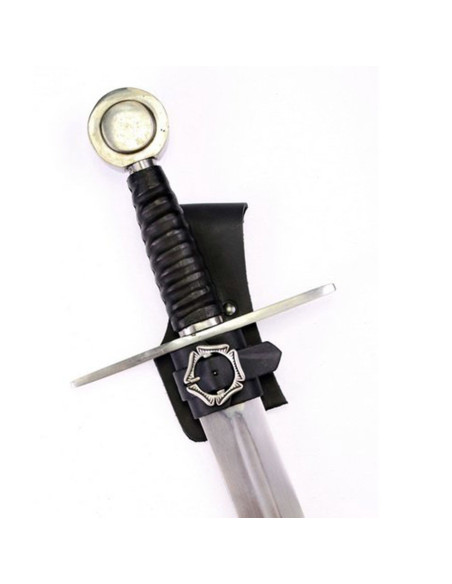 Middelalderlig baldric til dolke og små sværd på bæltet