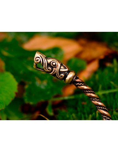 Torque Vikingo Gotland cabezas de Dragón ⚔️ Tienda-Medieval