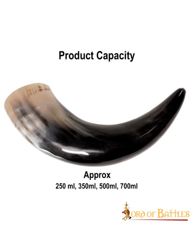 Wikinger-mittelalterliches Trinkhorn, verschiedene Größen ⚔️ Tienda ...