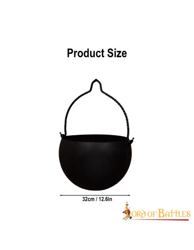 Caldero cocina medieval en hierro forjado ⚔️ Tienda Medieval