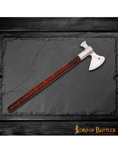 Hacha medieval con cabeza de martillo ⚔️ Tienda Medieval
