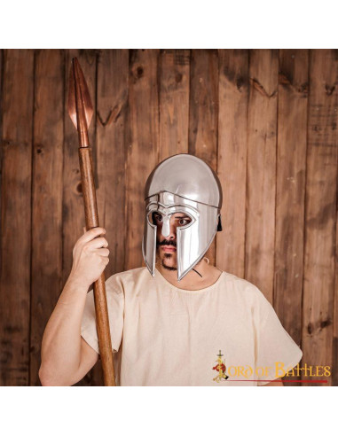 Korinthischer griechischer Helm mit Lederfutter ⚔️ Tienda Medieval