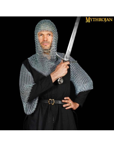 Kettenhemd-Set mit poliertem Zink-Finish-Henker (Größe L) ⚔️ Tienda ...