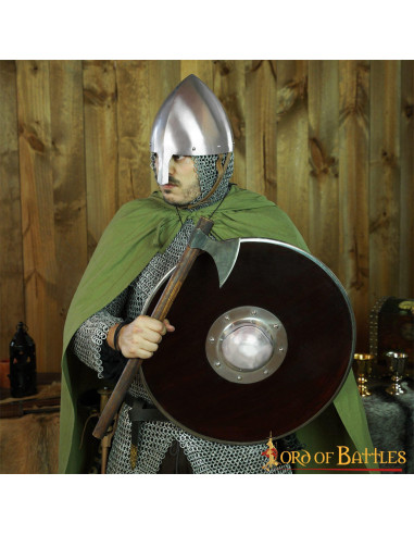 Olmutz Nasenhelm aus dem 11. Jahrhundert mit Lederfutter, 16 g. ⚔️