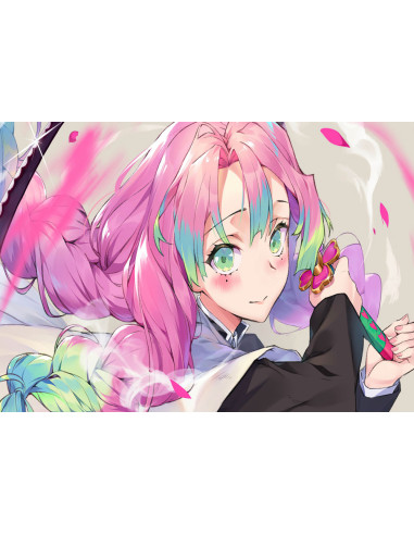 Banner-flag Mitsuri Kanroji Kimetsu No Yaiba (70x100 cm.)