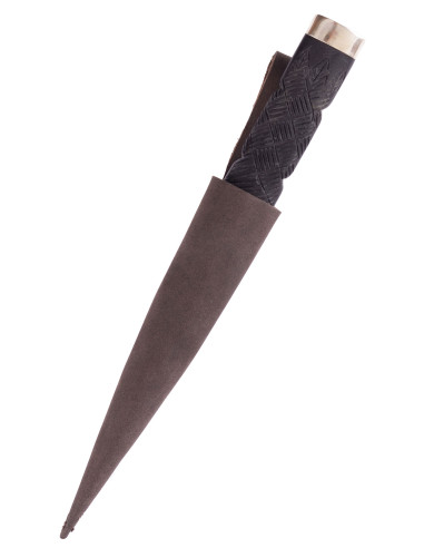 Schots mes damascus lemmet Sgian Dubh (19,5 cm.) ⚔️ Tienda-Medieval