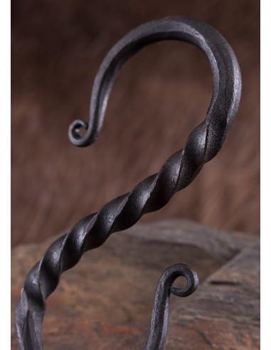 S-vormige handgesmede haak (10 cm.) ⚔️ Tienda-Medieval