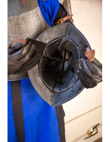 Casco Morrión de la serie Soberana Epic Armoury, acabado oscuro ⚔️