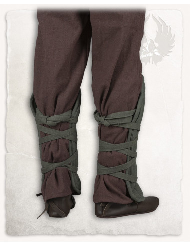 Grebas acolchadas verde oliva modelo Farald ⚔️ Tienda-Medieval