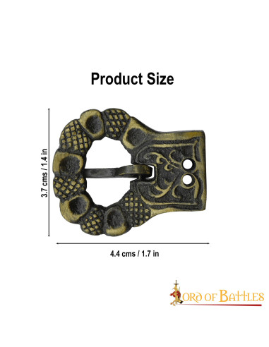 Set van 5 gotische antieke koperen riemgespen ⚔️ Tienda-Medieval