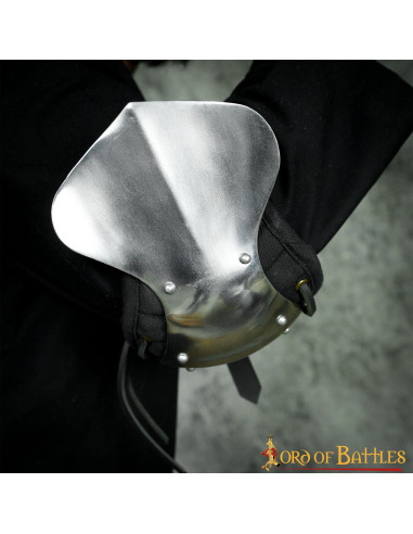 Codales en acero y acolchados para guerrero medieval ⚔️ Tienda