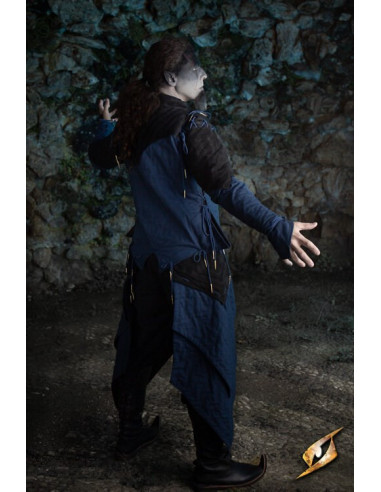 Traje Elfo Oscuro Encanto de la Noche (azul-negro) ⚔️ Tienda-Medieval