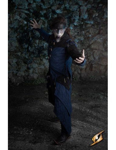 Traje Elfo Oscuro Encanto de la Noche (azul-negro) ⚔️ Tienda-Medieval