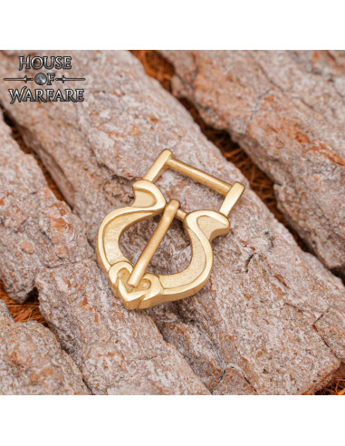 Mittelalterliche Schnalle aus massivem Messing ⚔️ Tienda-Medieval