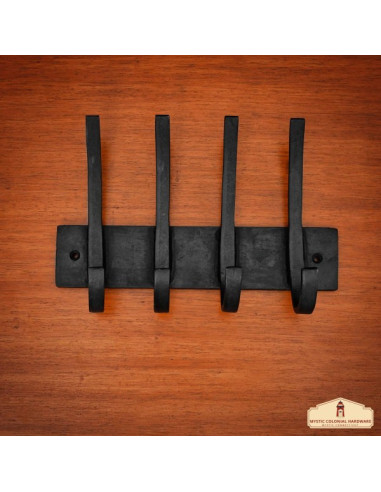 Perchero pared hierro forjado rústico ⚔️ Tienda-Medieval