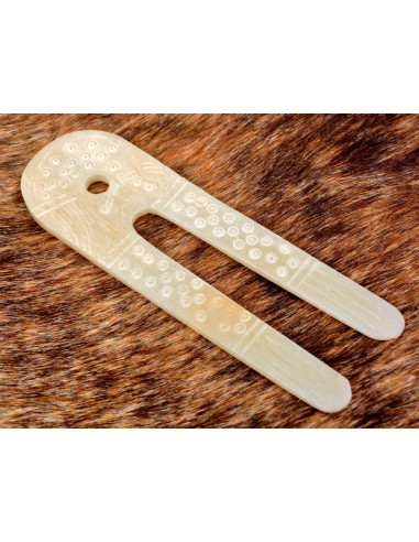 Luceta Vikinga hecha en hueso (10x3,5 cm.) ⚔️ Tienda-Medieval